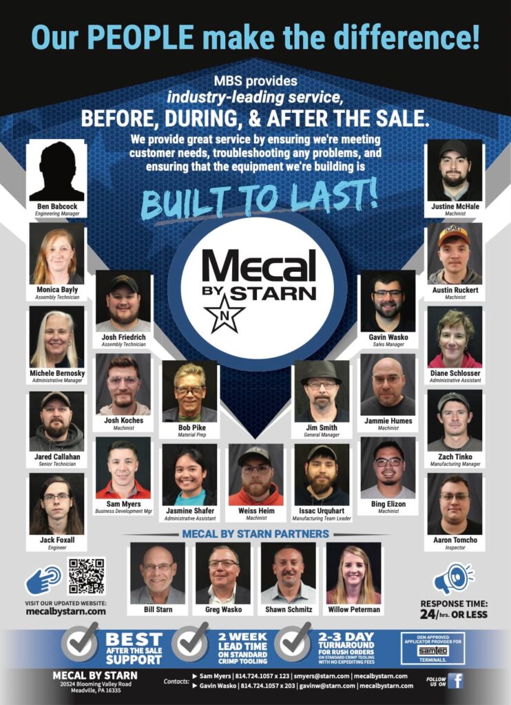 Terminal crimping solutions | Mecal by Starn